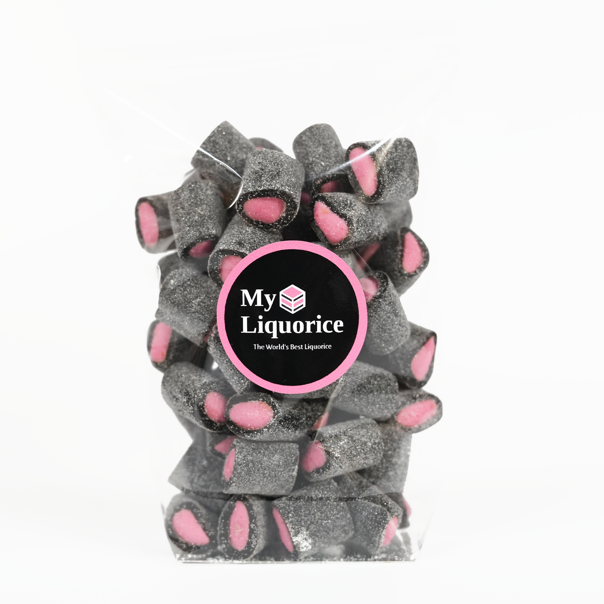 Raspberry & Liquorice SALTY Fizzy Stubs - Mild salty black liquorice w ...