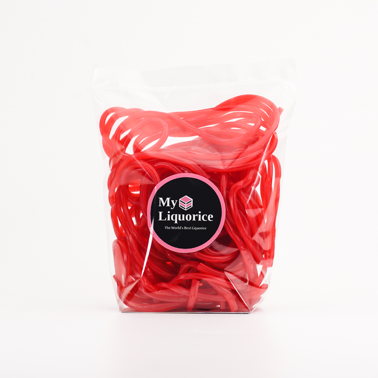 Red Strawberry Laces - long strips of strawberry candy – My Liquorice
